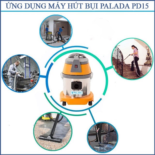 Máy Hút Bụi Gia Đình Palada PD15