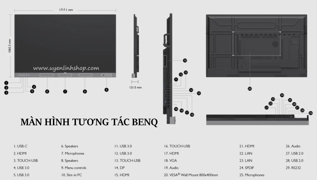 Màn Hình Tương Tác Giáo Dục 75 inch | BenQ Việt Nam